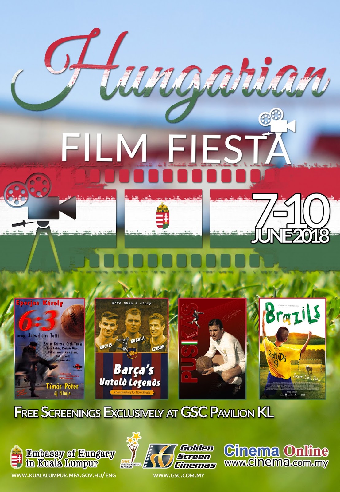 Hungarian Film Fiesta - FREE Screening @ GSC Pavilion KL | 7-10 June 2018