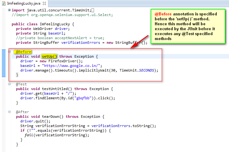 Selenium-By-Arun: 284. Using JUnit annotation in our Selenium WebDriver ... Selenium-By-Arun: 284. Using JUnit annotation in our Selenium WebDriver ...