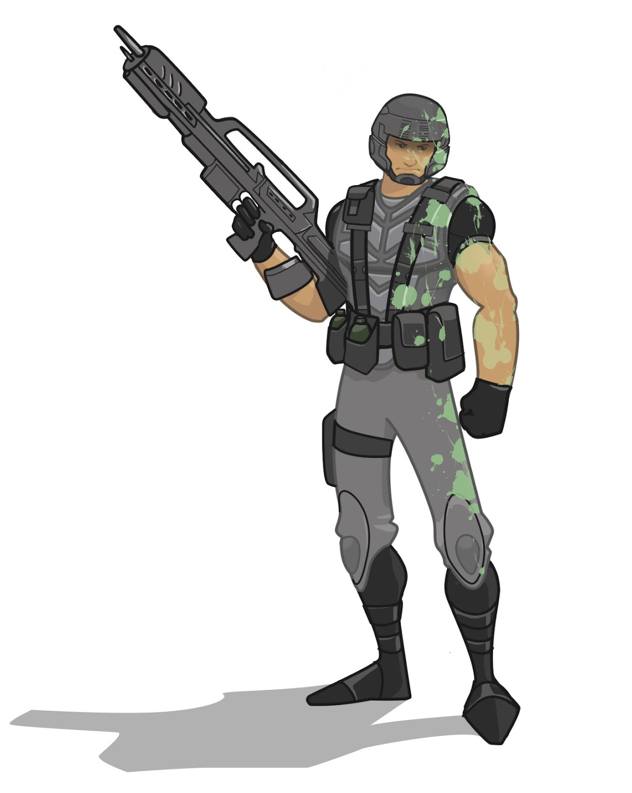 Warriors in art: Starship Trooper by Leamon Tuttle Jr.