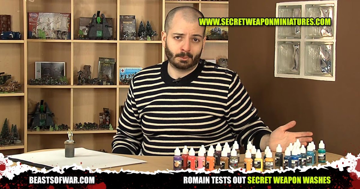 Secret Weapon Miniatures: Review: Secret Weapon Washes