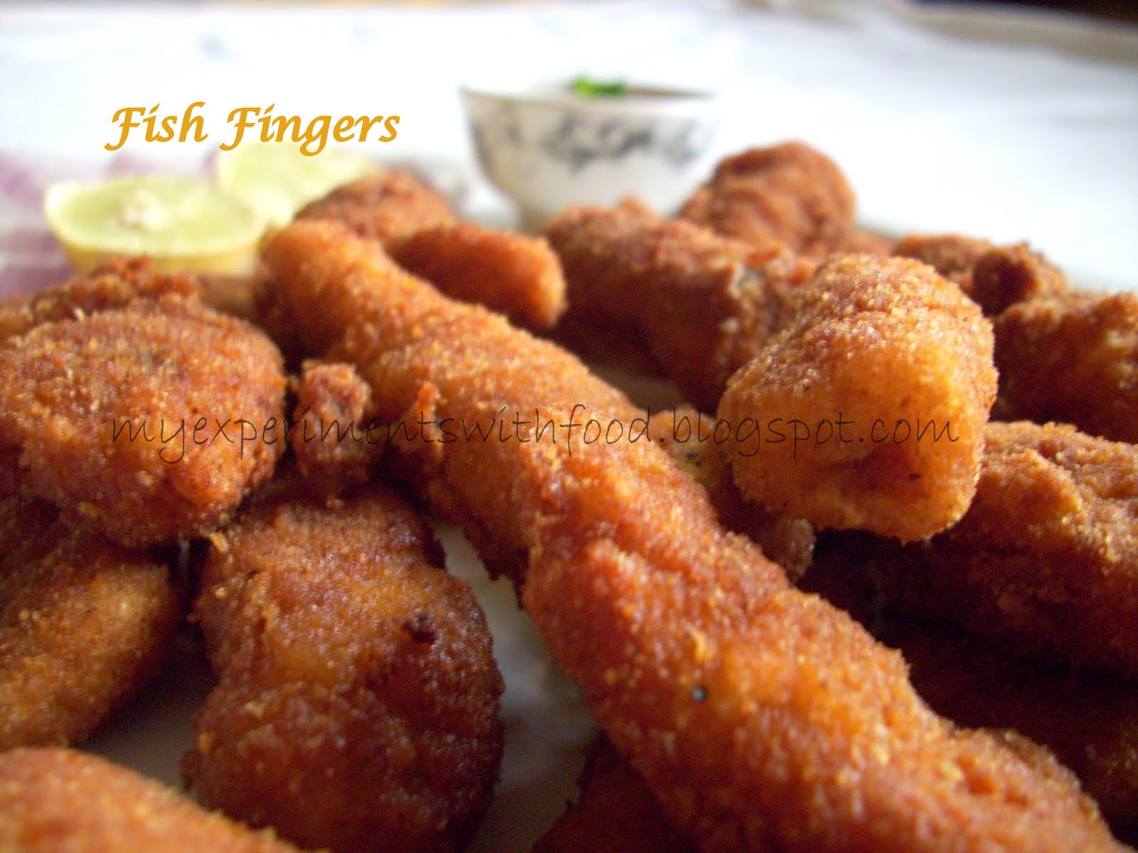My Experiments With Food: Fish Fingers - you cant stop munching: