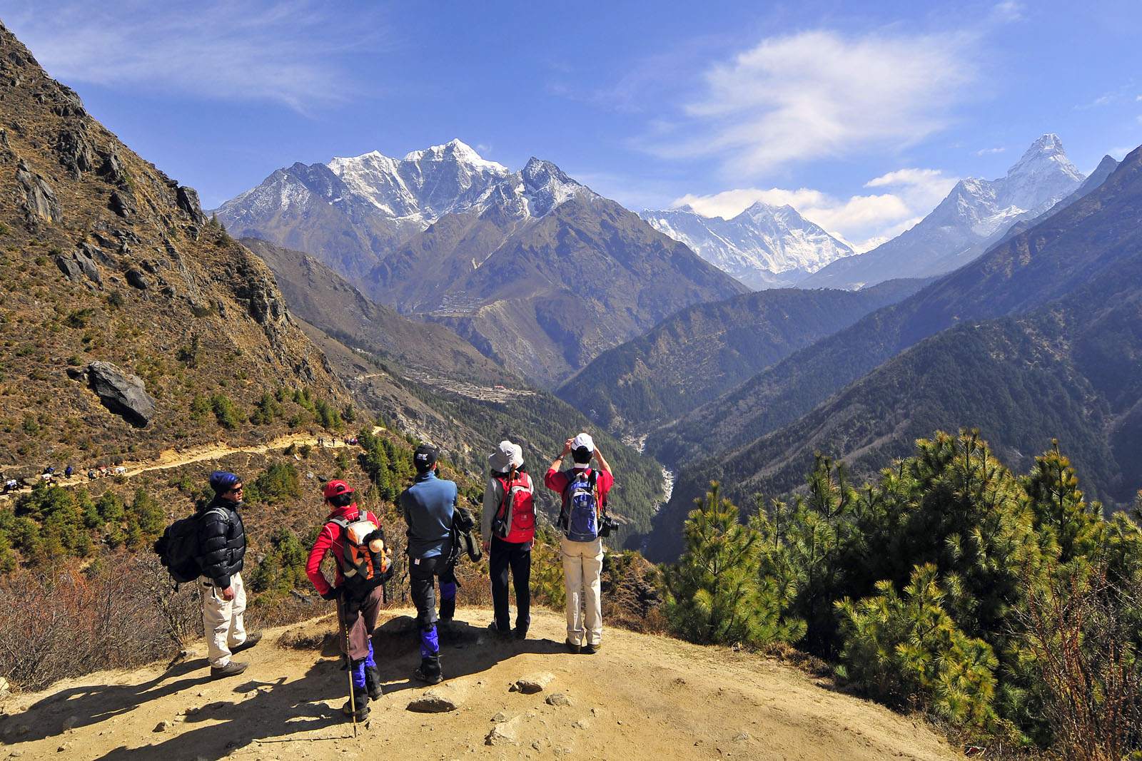 Trekking in Nepal from Walking Holidays to Expediions to Higher Mountains.