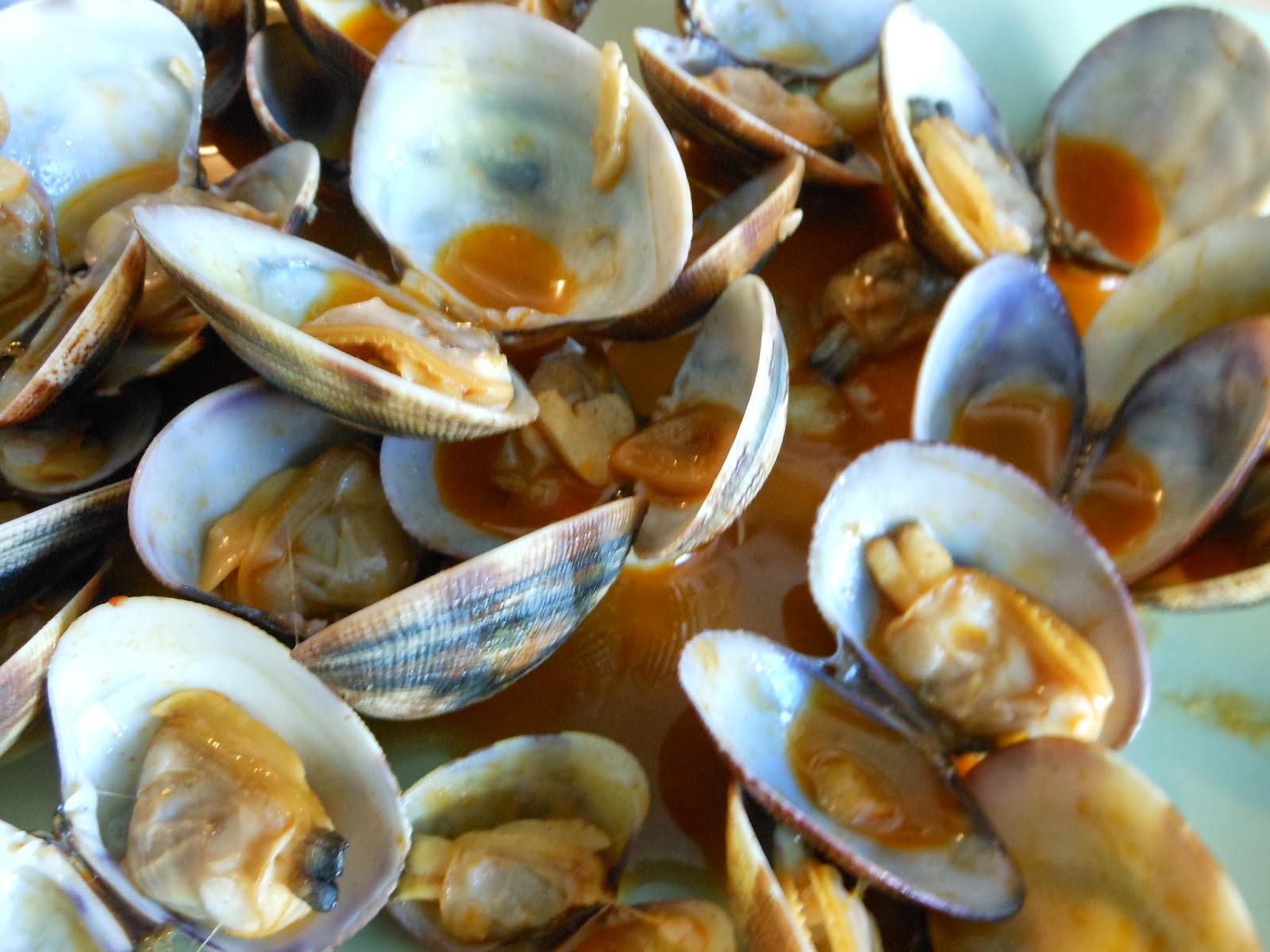 Almejas a la marinera - Cocinar con-Ciencia