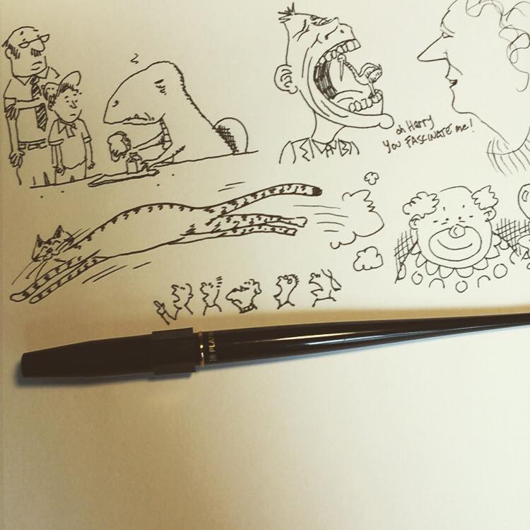 Mike Lynch Cartoons: From My Sketchbook: Random Weird Doodles