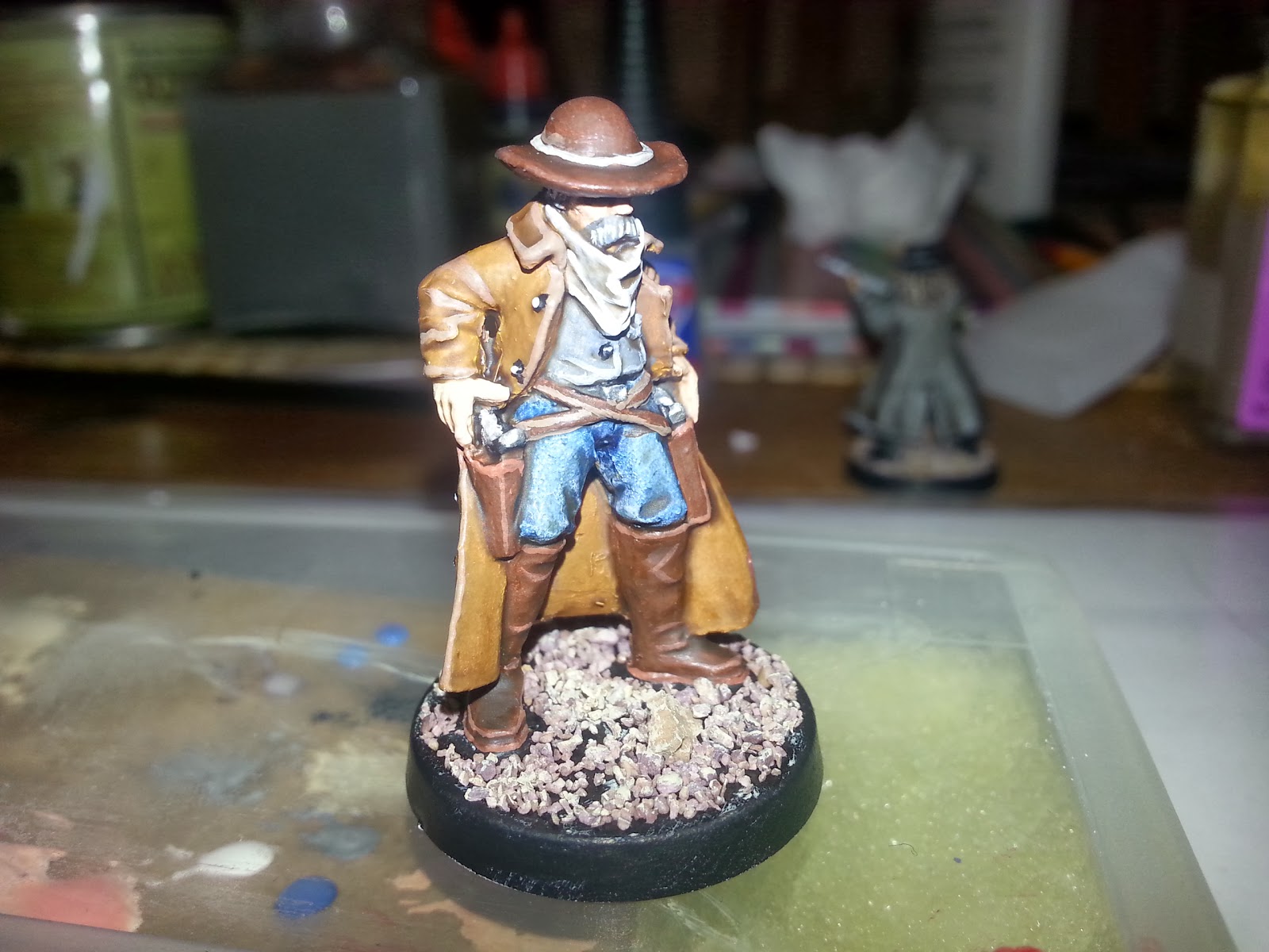 Nerd Club: More miniature painting - Wild West cowboys