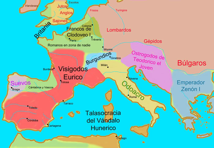 ESTUDIANDOSOCIALESESTOY: INVASIONES Y REINOS GERMÁNICOS.