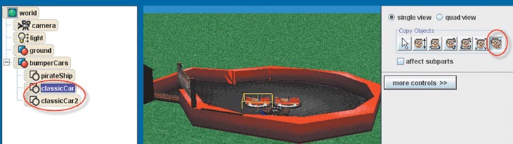 Learning to Program with Alice - Solved!: Bumper Cars - ALICE program