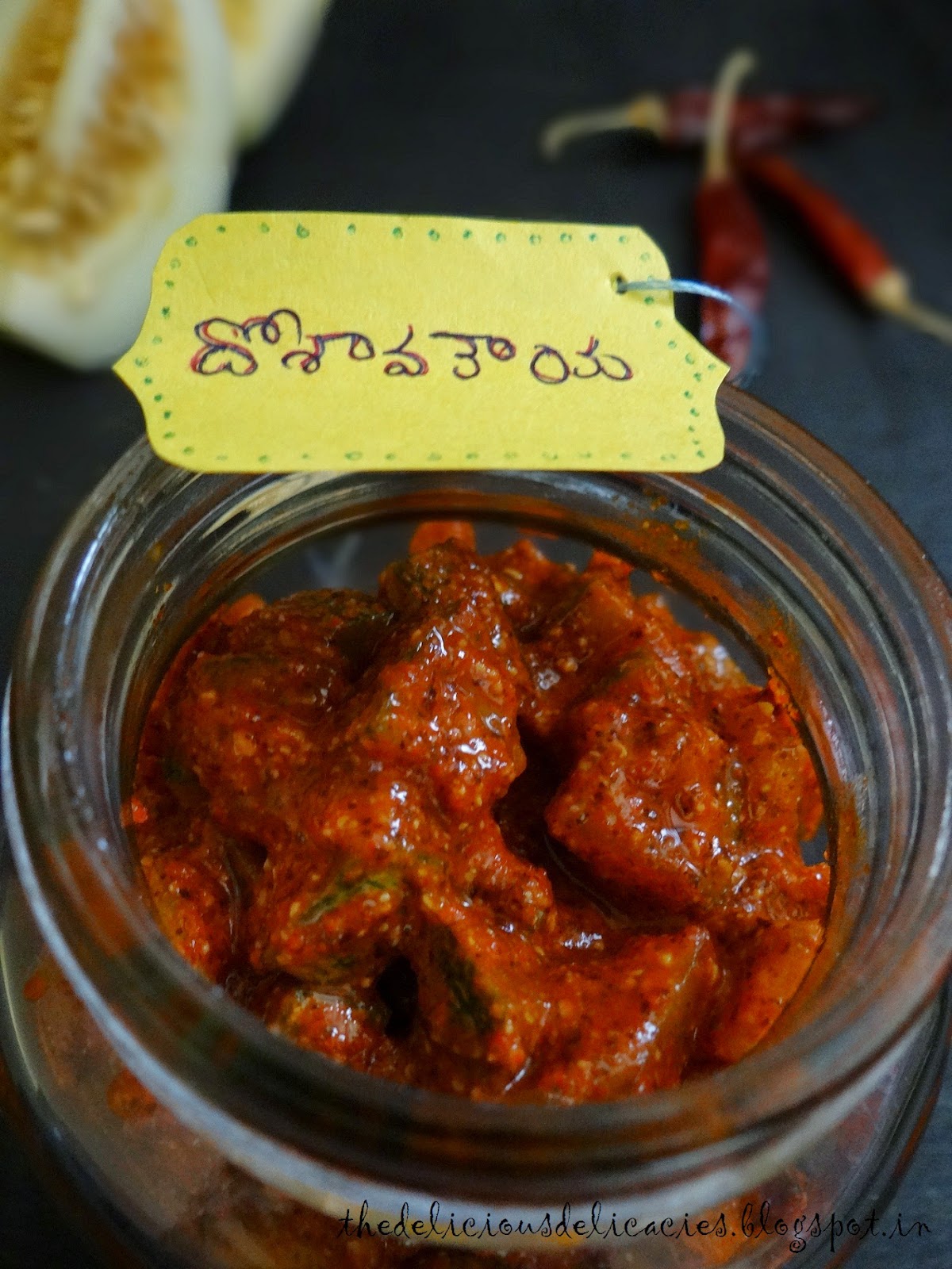 Come to My Kitchen: Dosavakaya ~ Yellow Cucumber Pickle