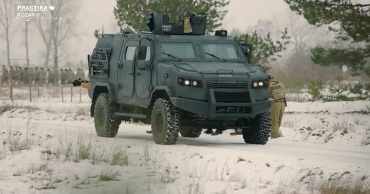 Glavcom: Practika Kozak-5 Ukrainian armored vehicle