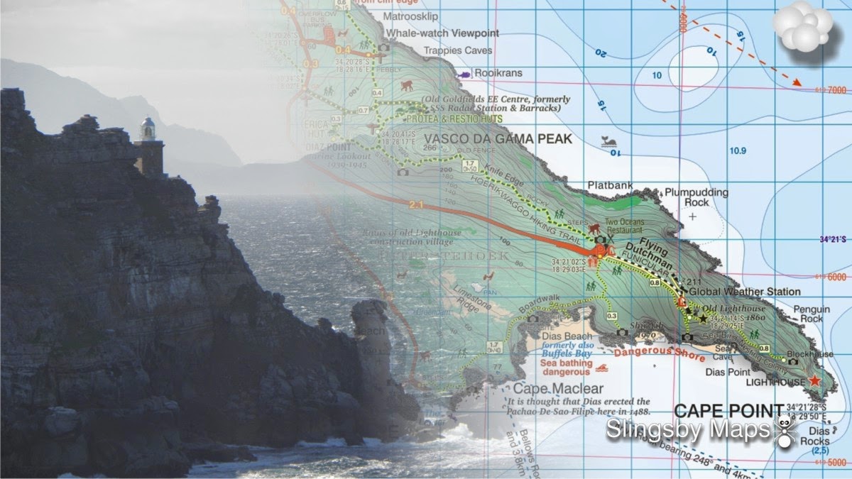 Maps for Afrika: Cape Point #4