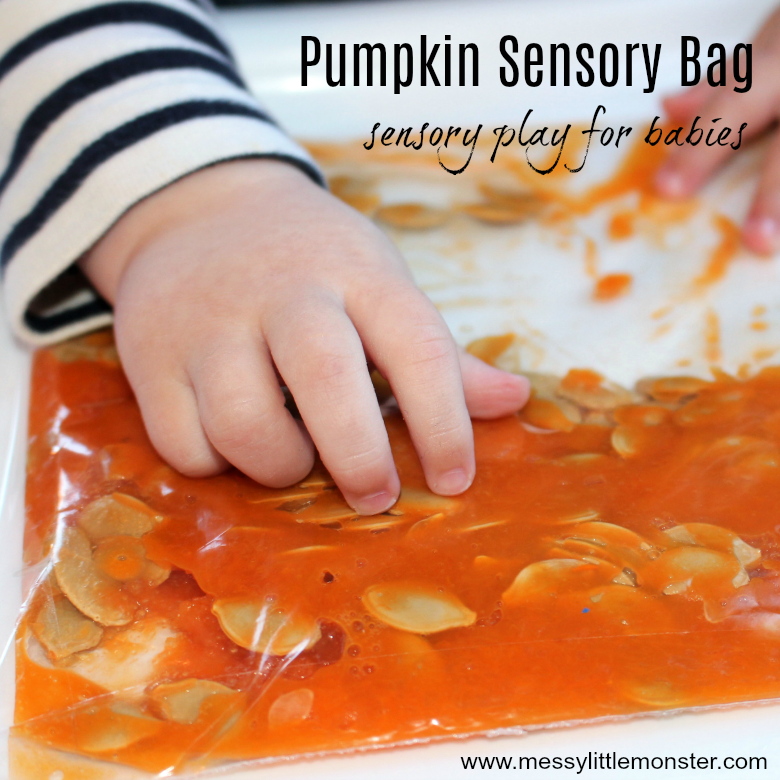 Pumpkin Sensory Bags Sensory Play For Babies Messy Little Monster pumpkin-sensory-bags-sensory-play-for-babies-messy-little-monster
