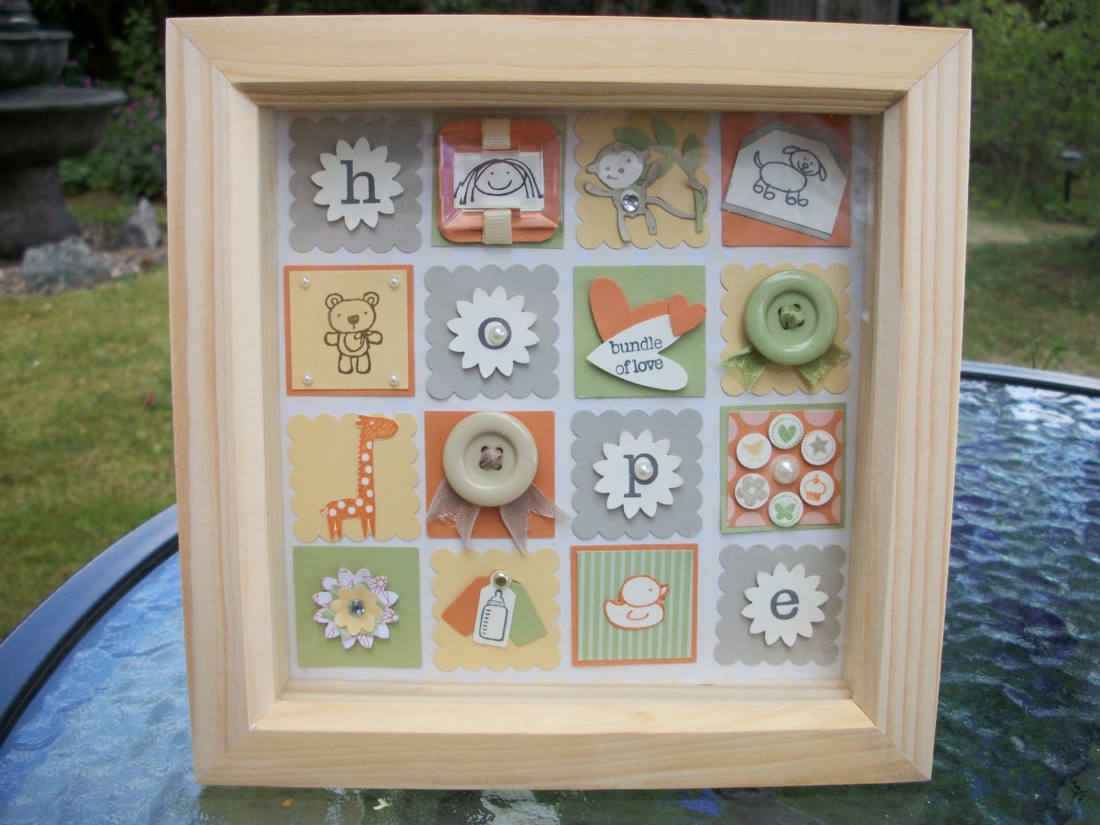 Loves to Craft: Baby frames