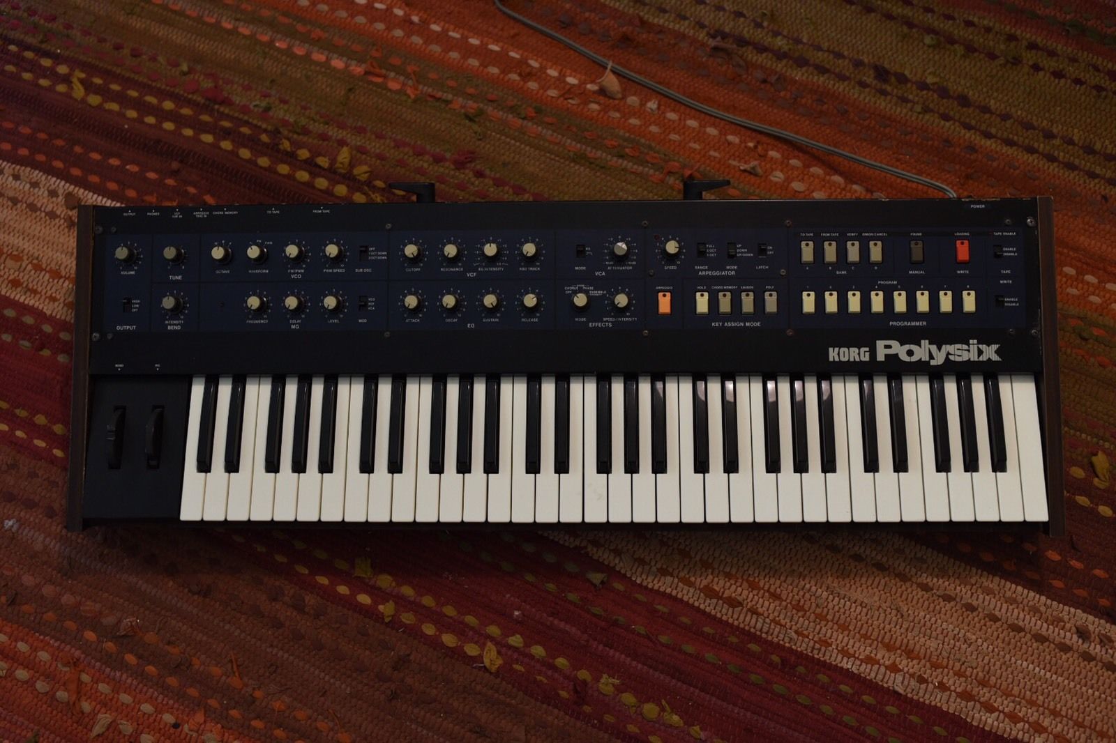 MATRIXSYNTH: Korg Polysix Polyphonic Analog Synthesizer SN 391460