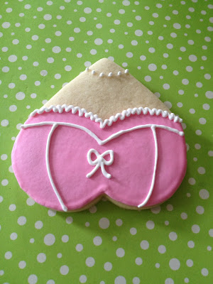 Pauline Bakes: Lingerie Cookies
