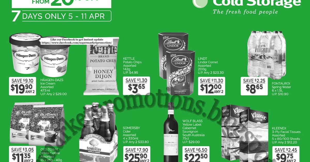 Cold Storage Weekly Promotion 05 - 11 April 2019 ~ Supermarket Promotions