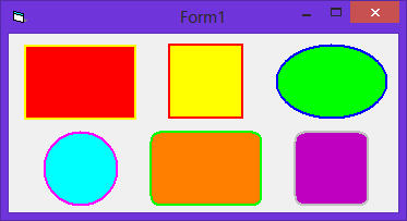 VB6: Line dan Shape Control