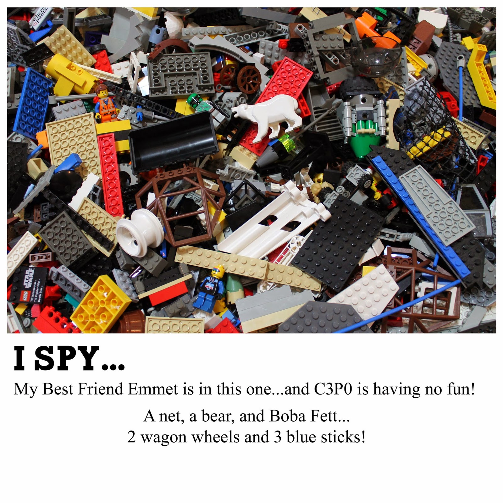 Lego I Spy with my Little Eye Book!