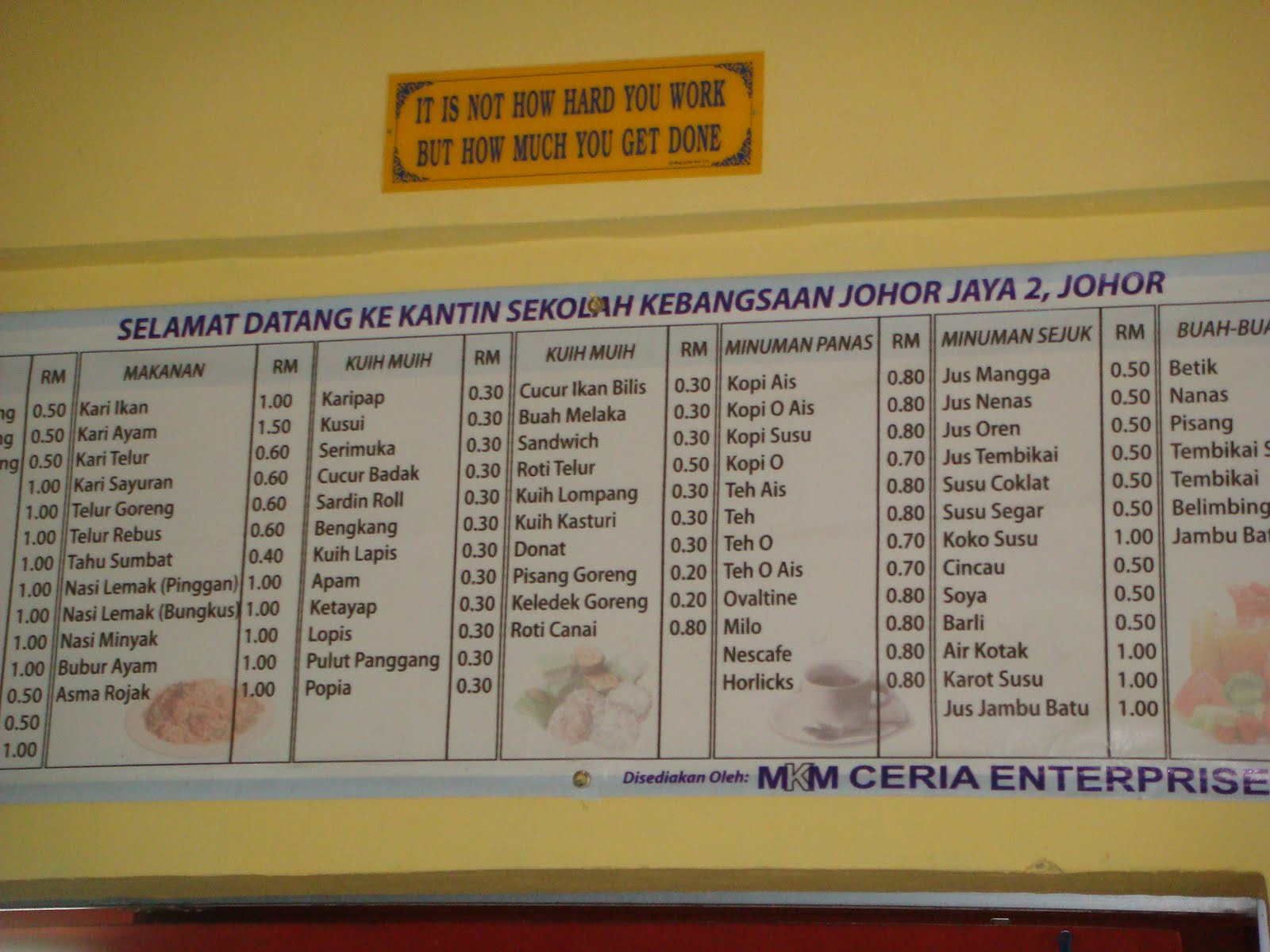 Cikgu Aisah: Kantin Sekolah...