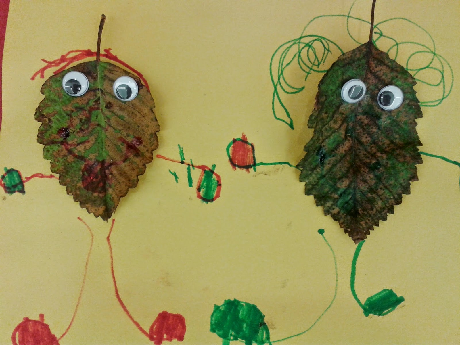 Teach Easy Resources: Leaf Crafts with Personality!