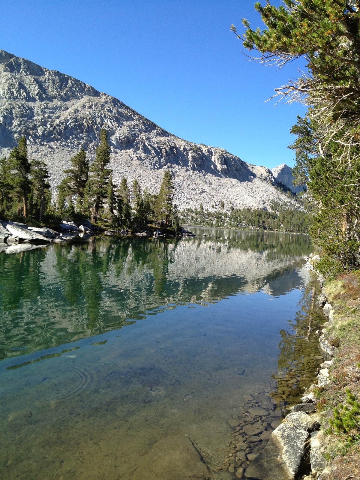 Hike4Ward: Day 14. Aug 12: Upper Palisades Lake to Bench Lake via ...