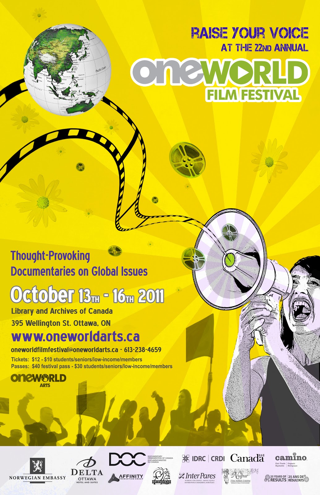 De Hanmer À Busan: One World Film Festival Now On in Ottawa