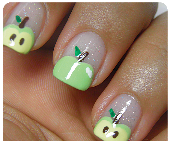 Fabulous Nail Art Apple | Fashionate Trends