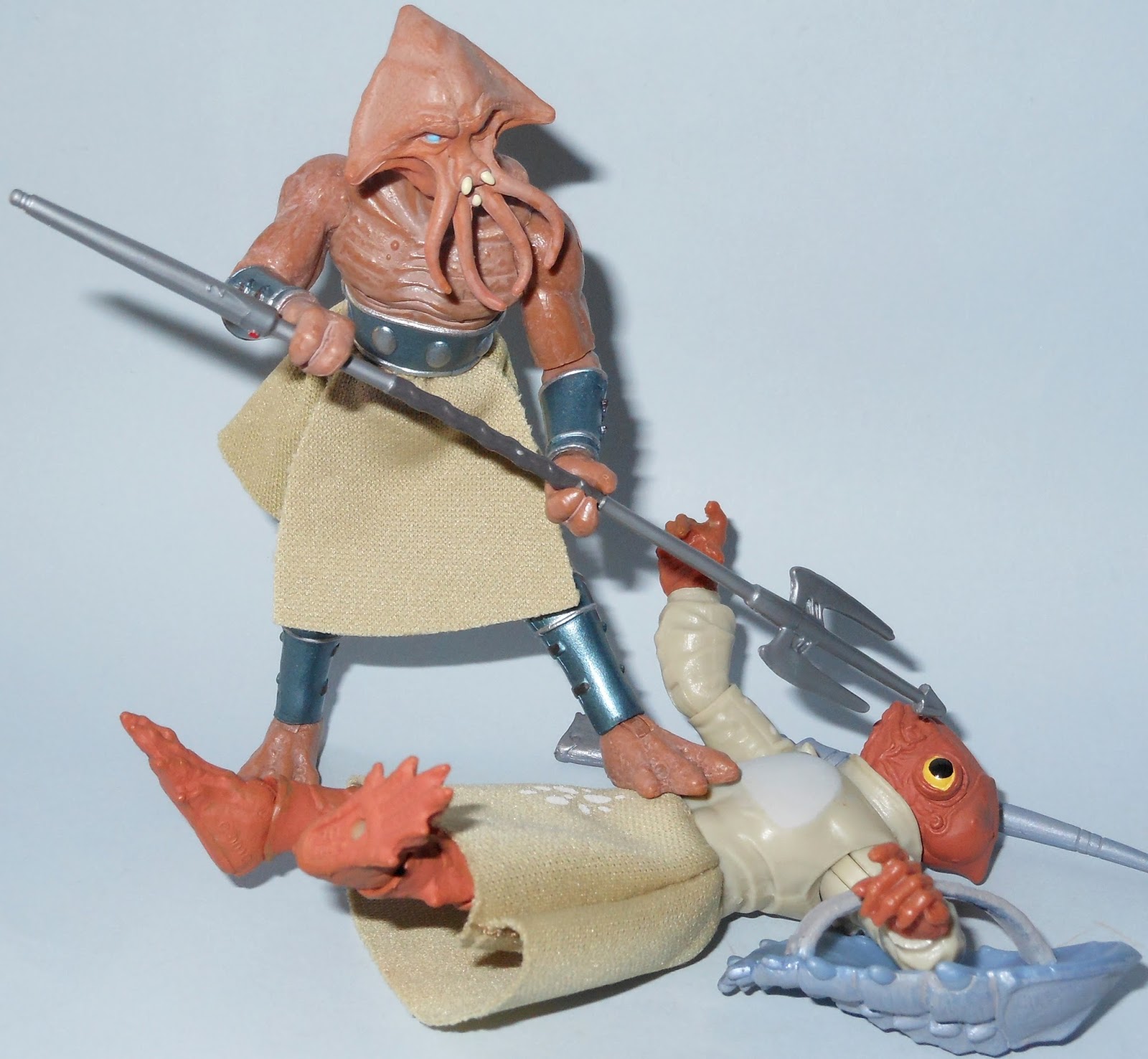Figuras de Acción A Go-Gó: MON CALAMARI WARRIOR & QUARREN SOLDIER (STAR ...