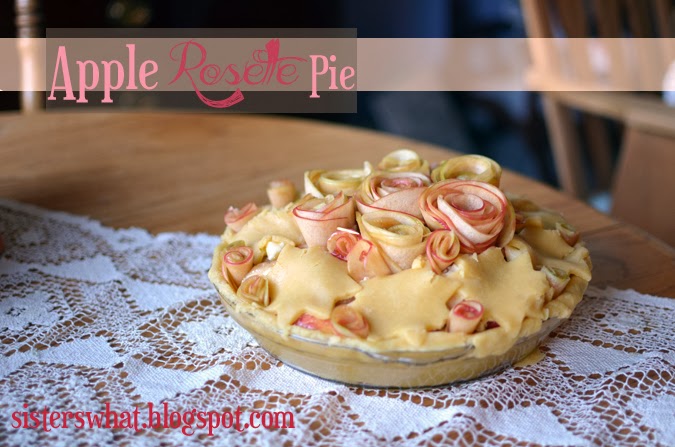 Apple Rosette Pie - Sisters, What!