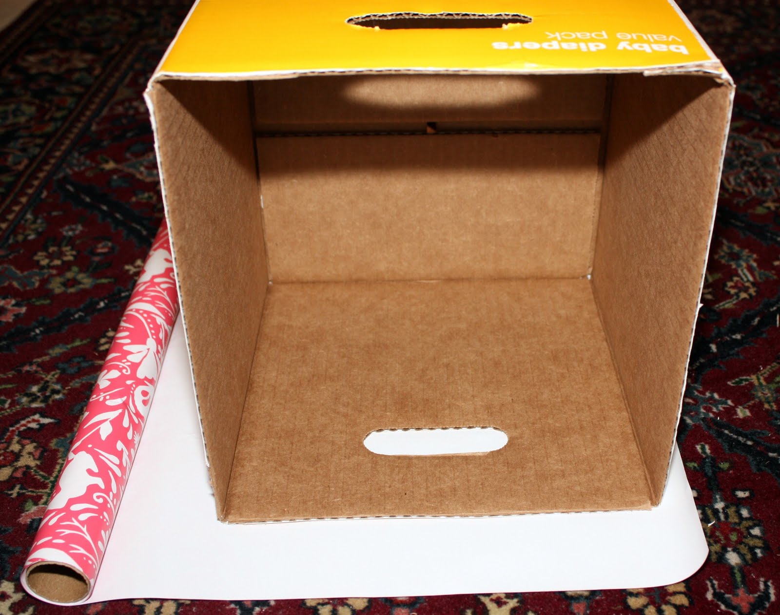 Cut the Craft: Diaper Box Revamp