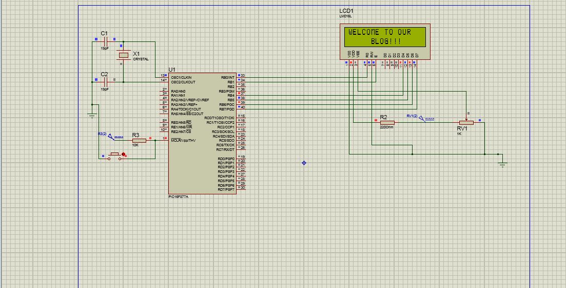 Mechatronics And You : Lesson 5 LCD Interfacing With PIC 16F877A (MikroC)