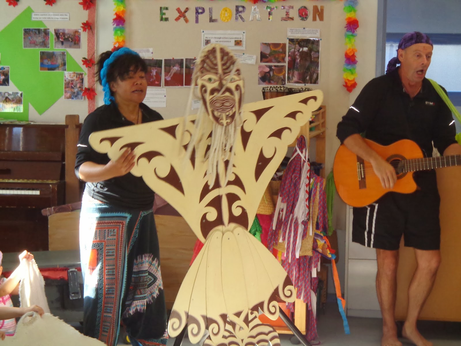 Welcome to Glamorgan Kindergarten Blog : Apo the Greedy Taniwha, Puppet