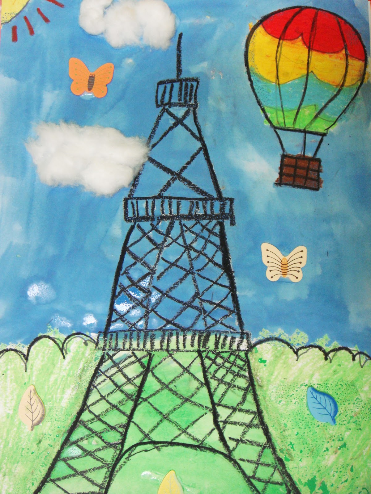 Kids' Art: Eiffel Tower
