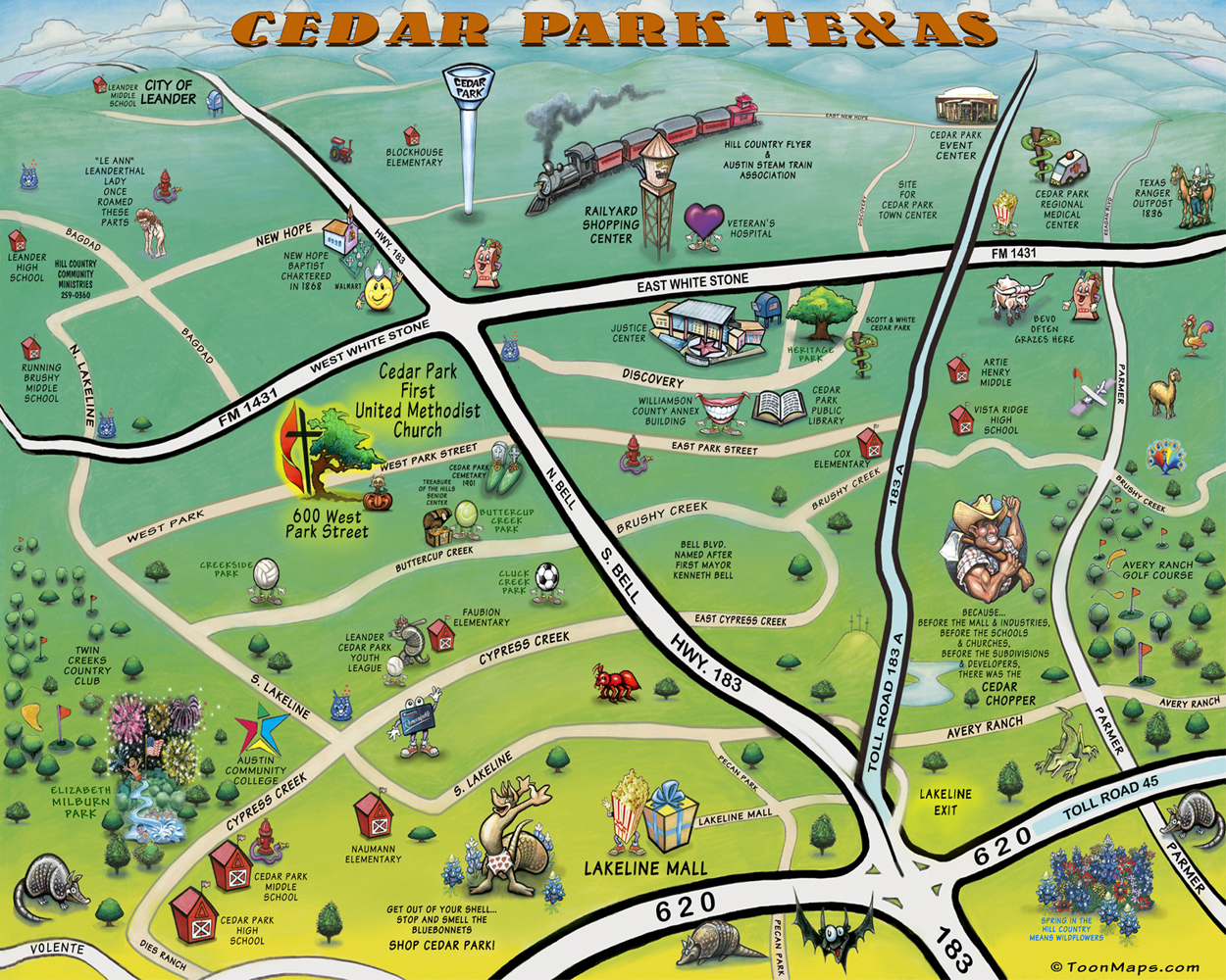 Cartoon Maps ~ My Cartography