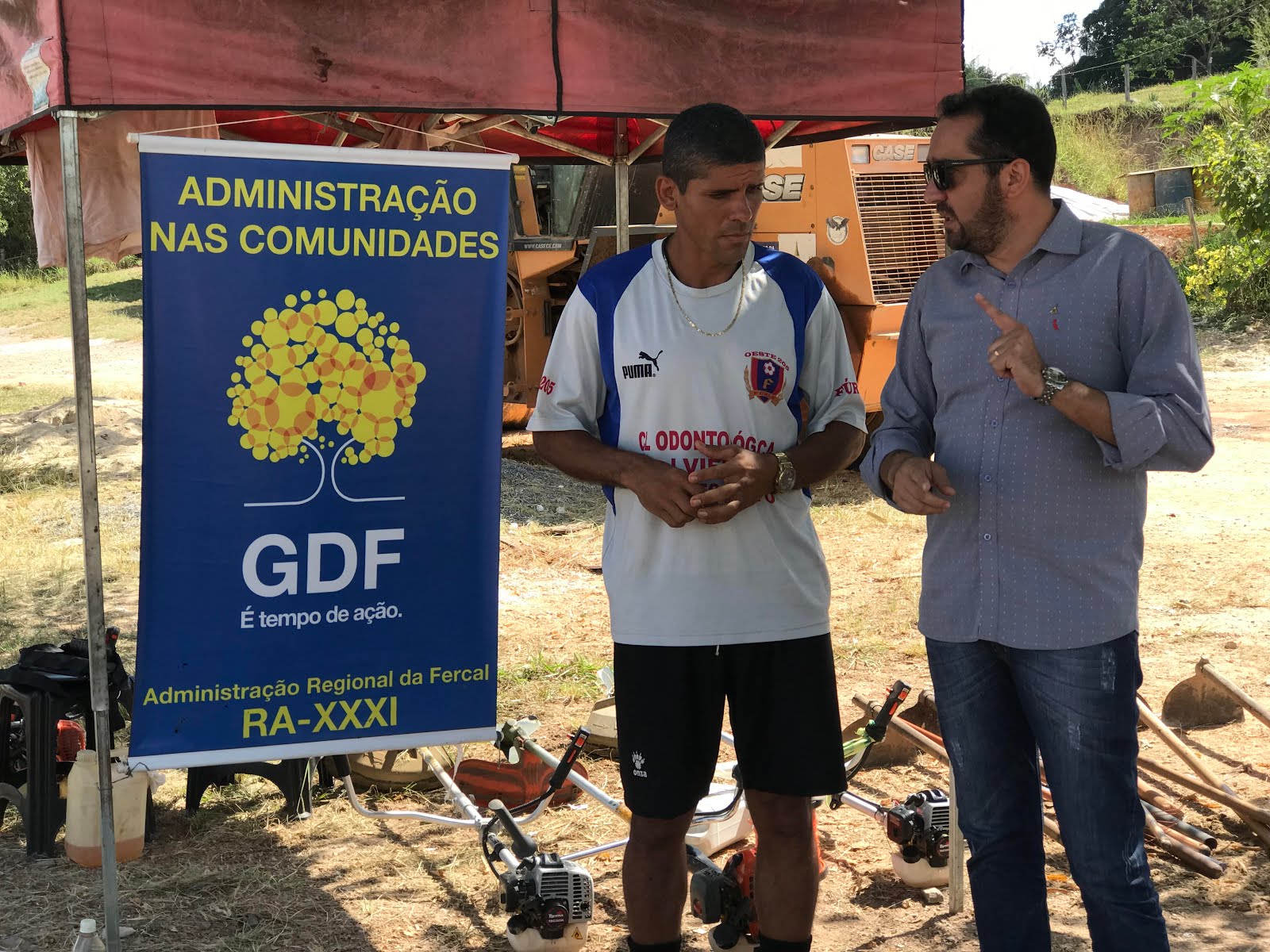 OBRAS NA FERCAL / DF - ACONTECENDO... - BLOG DO EMICLES