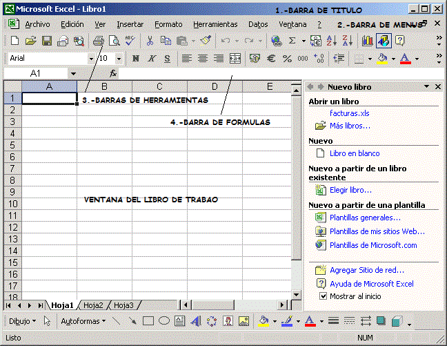 Cesii: VENTANA DE EXCEL