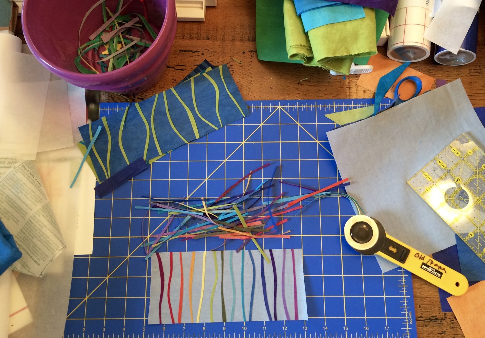 Joyful Puttering: Collecting Creating Connecting: Strings and Stripes