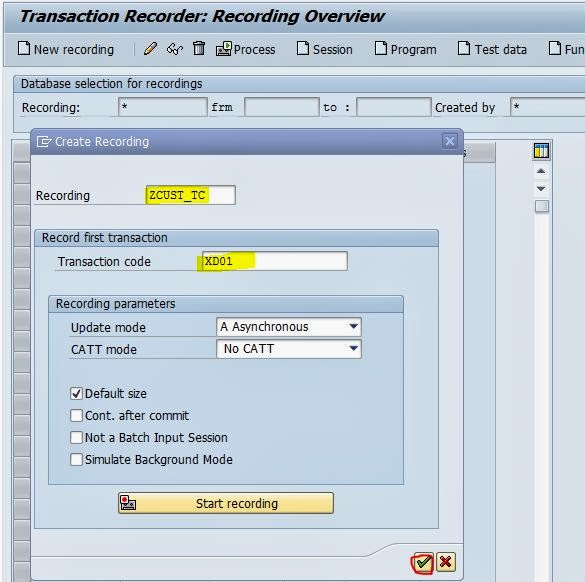 TECHSAP : BDC with table control for Customer Master