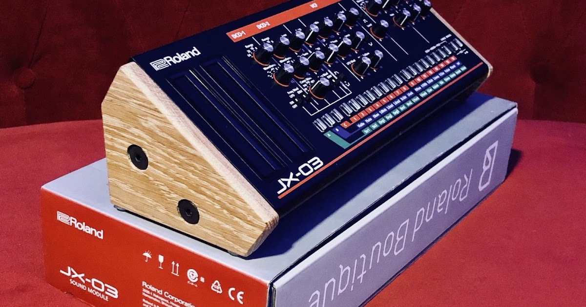 MATRIXSYNTH: Roland JX-03 Boutique Synth w/ Oak Wood Side Panels