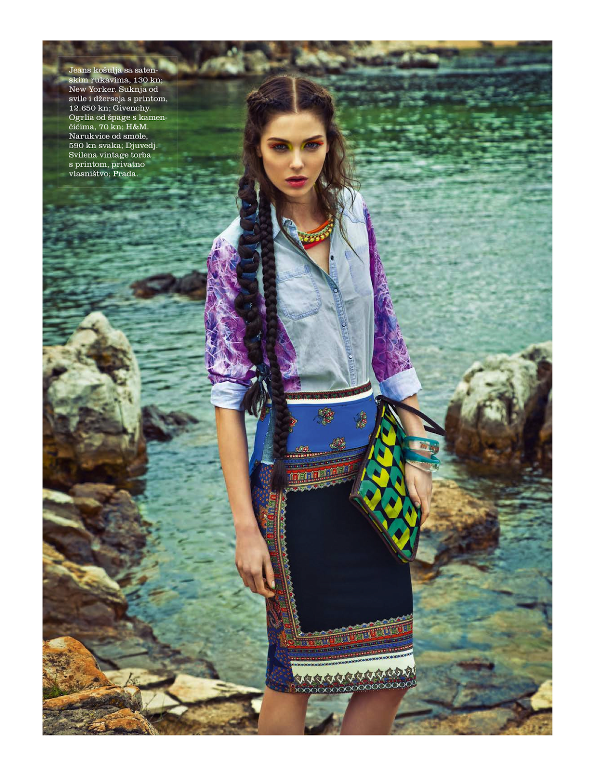gipsy chic: ana maria cajner by mladen saric for elle croatia may 2013 ...
