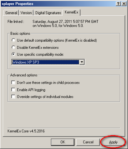 KernelEx 4.5.2 for Windows 98/ME | Operating System Revival