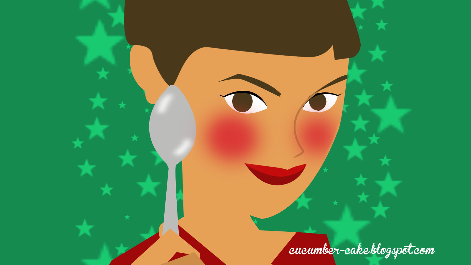 Cucumber Cake: Amélie and the spoon