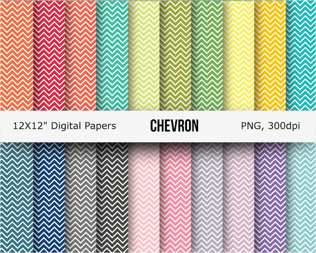 20 free chevron digital papers