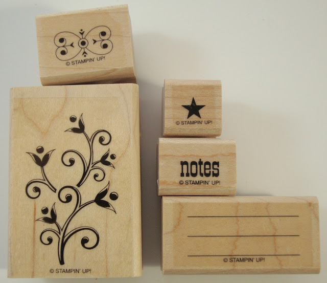 Retired Stampin' Up! Stamp Sets: Note to Self