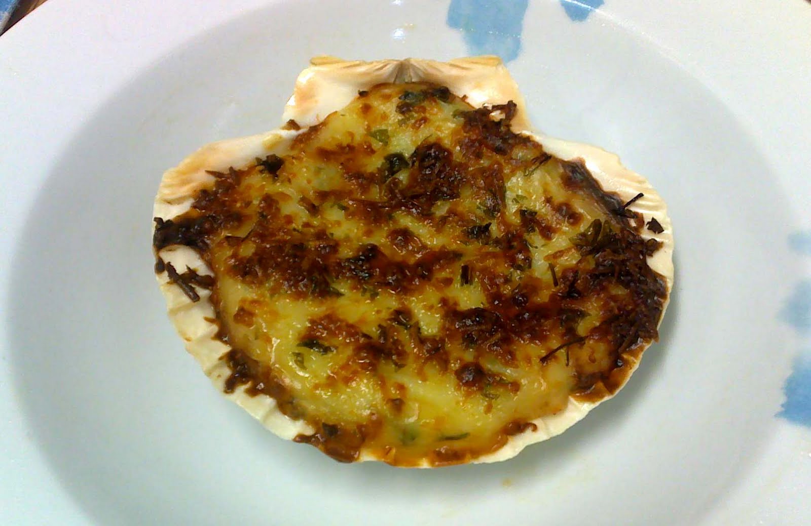 Txokolate tarta Zapaterian...: Conchas de vieira rellenas de ...