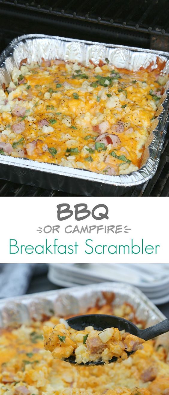 BBQ Breakfast Scrambler Recipe - Girls Dishes