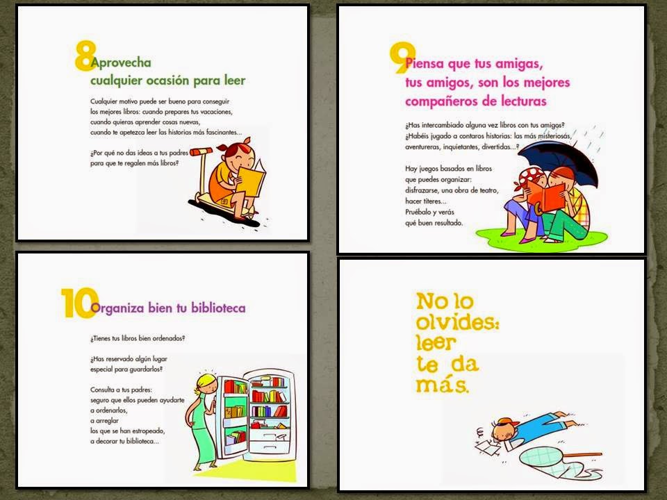 Clase MariCarmen: PARA SER UN BUEN LECTOR
