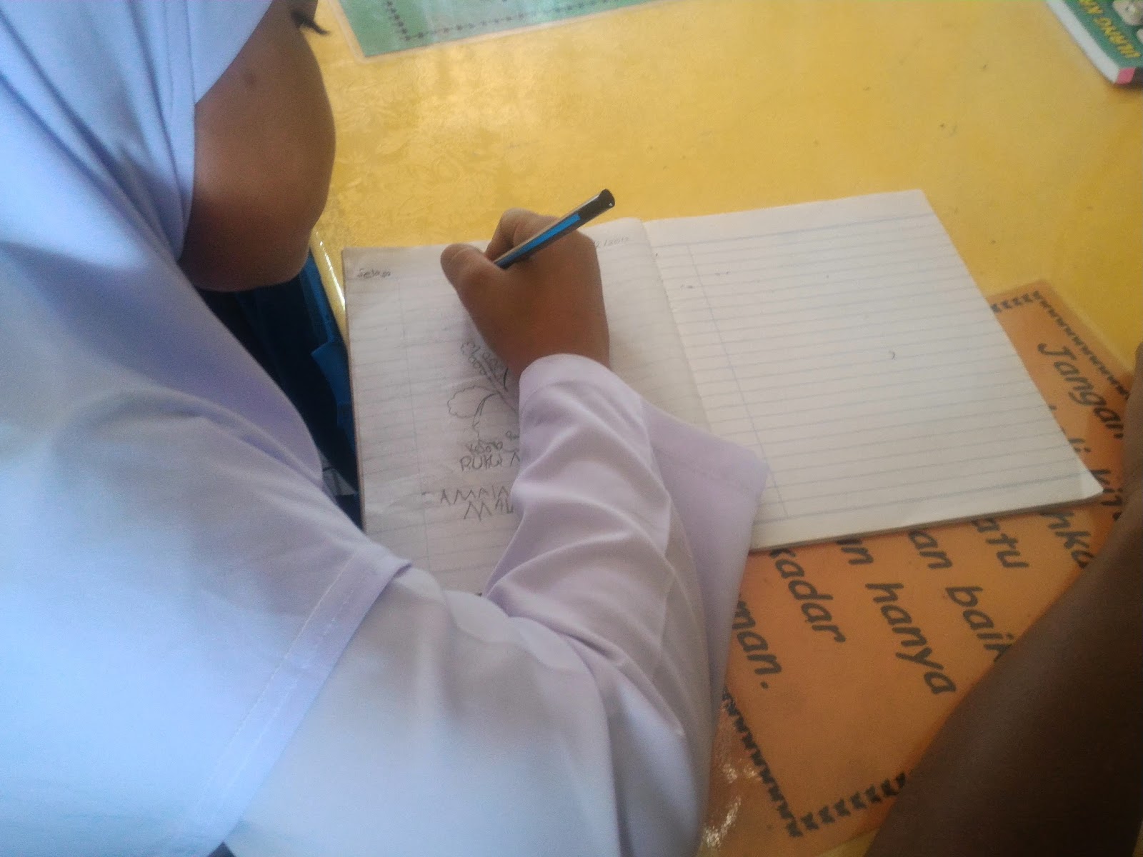 Aktiviti Kelab Rukun Negara : Melukis Logo Kelab Aktiviti Kelab Rukun Negara : Melukis Logo Kelab