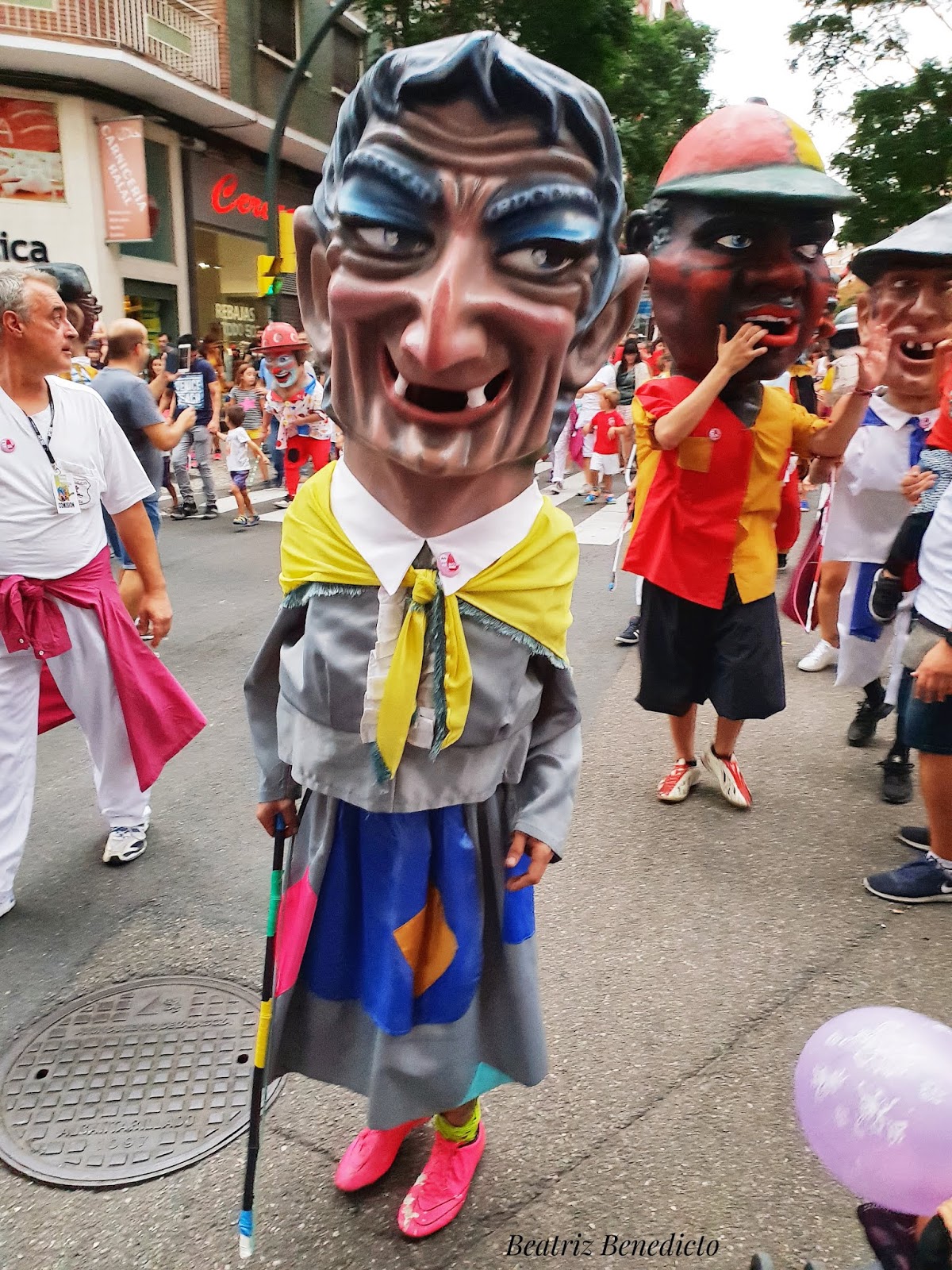 El álbum de fotos de Beatriz : Cabezudos de Delicias, Zaragoza 2018