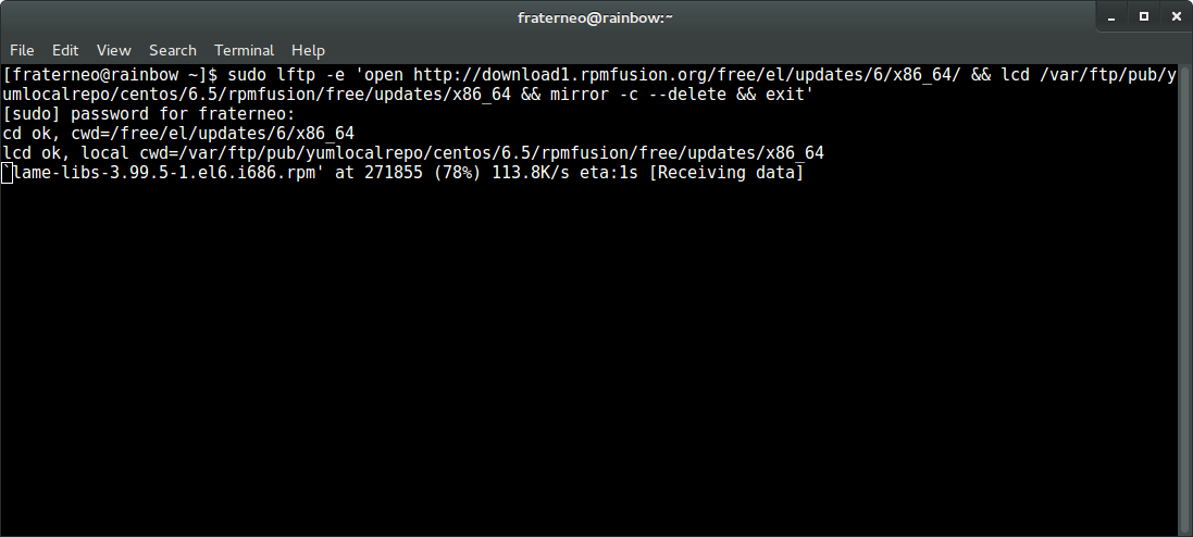 fraterneo GNU/Linux: Cómo configurar un repositorio local para CentOS y Fedora