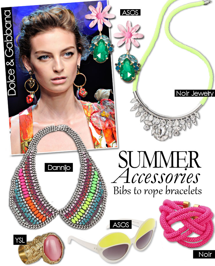 Chic Inspector: Summer Accessories: Bibs to Rope Bracelets